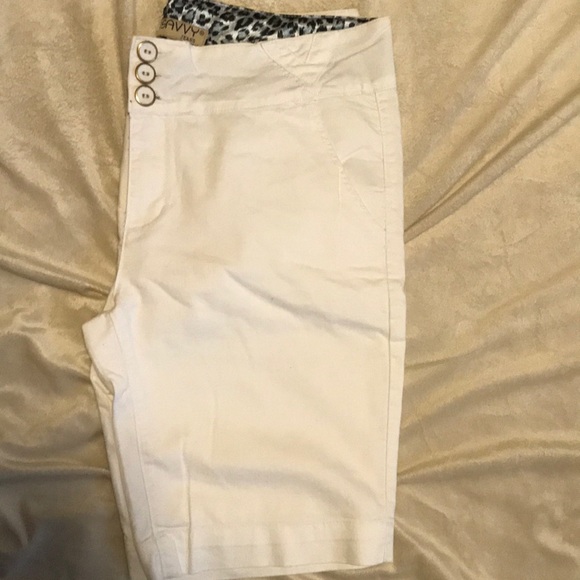 Shorts | Blue Savy White Soft Bermuda | Poshmark